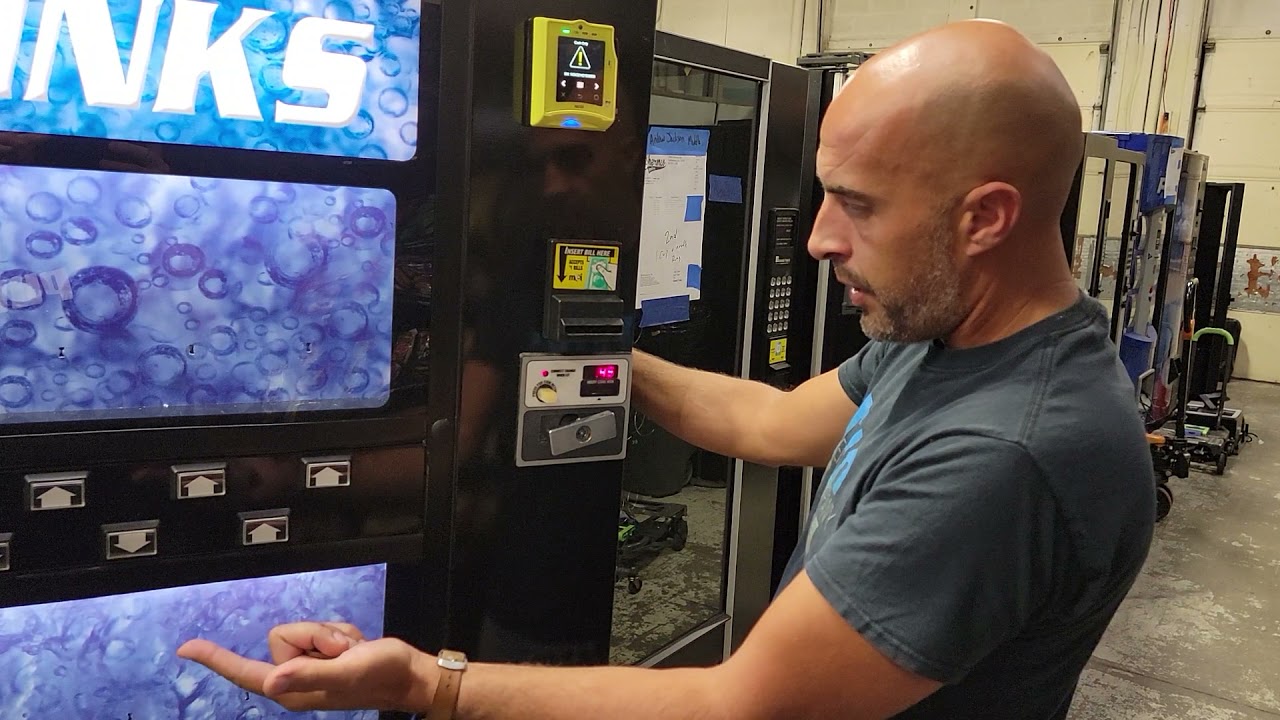 How to set prices and load coin mech with change on Dixie Narco 501E ...