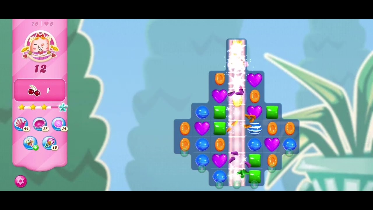 Candy Crush Saga Level 76 #candysuperstar - YouTube