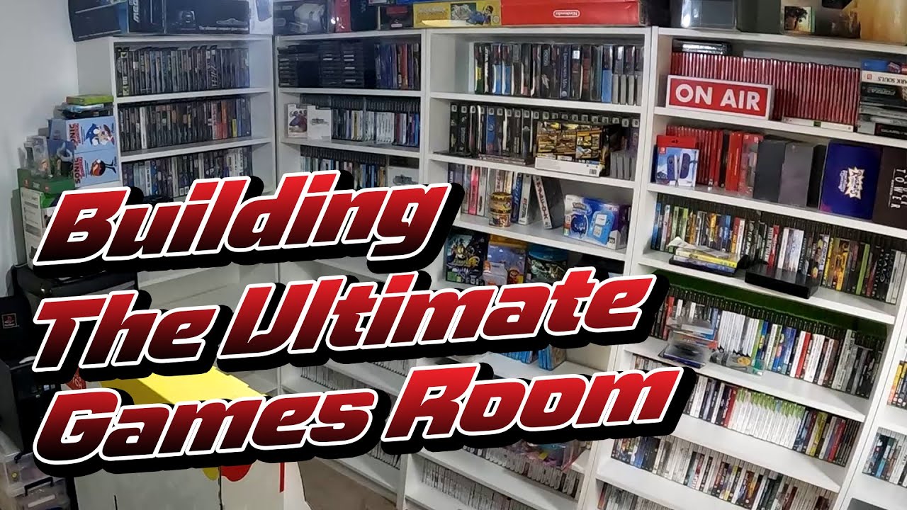 Watch Me Build the Ultimate Game Room! - YouTube