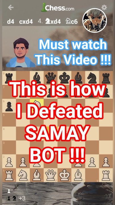 This is how I defeated 1800 rated Samay Bot |bot defeated| @iamrookieofficial #defeated # ...