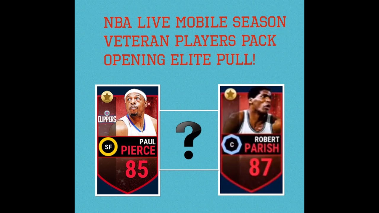 SEASON VETERAN PLAYERS PACK ELITE PULL! - NBA LIVE MOBILE - YouTube