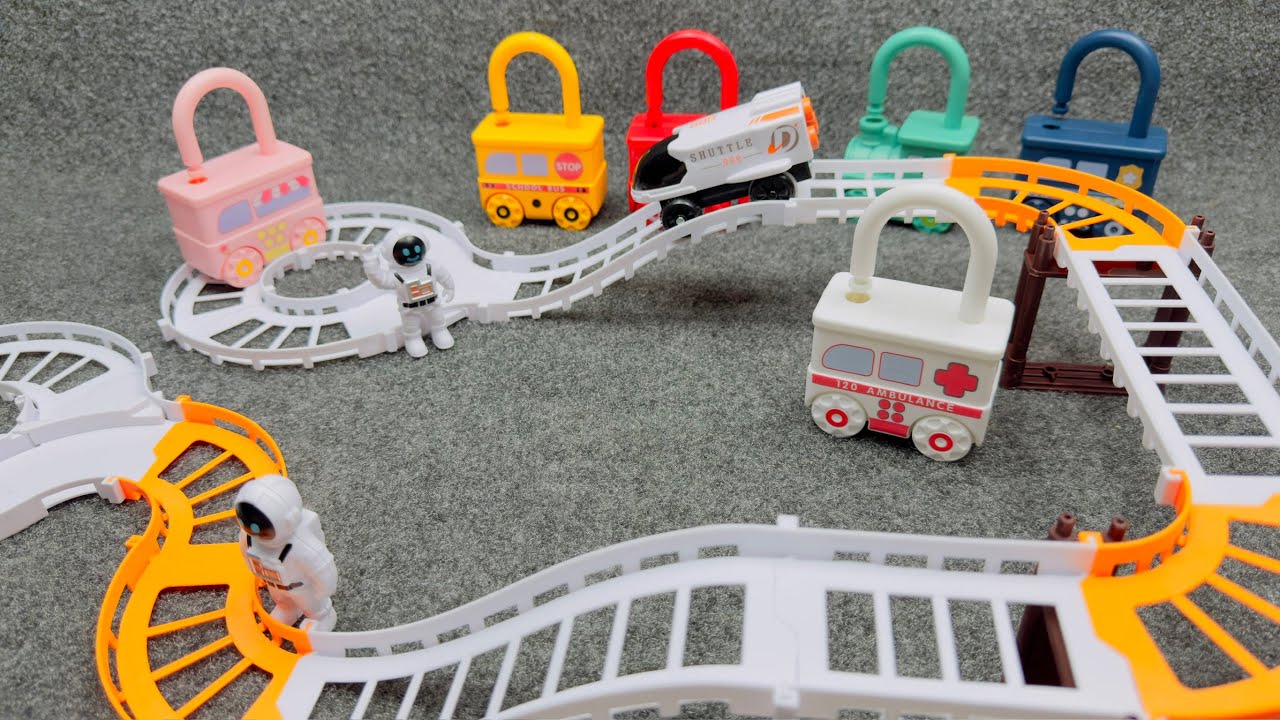 Satisfying with Unboxing Outer Space Track | ASMR Review Toy - YouTube