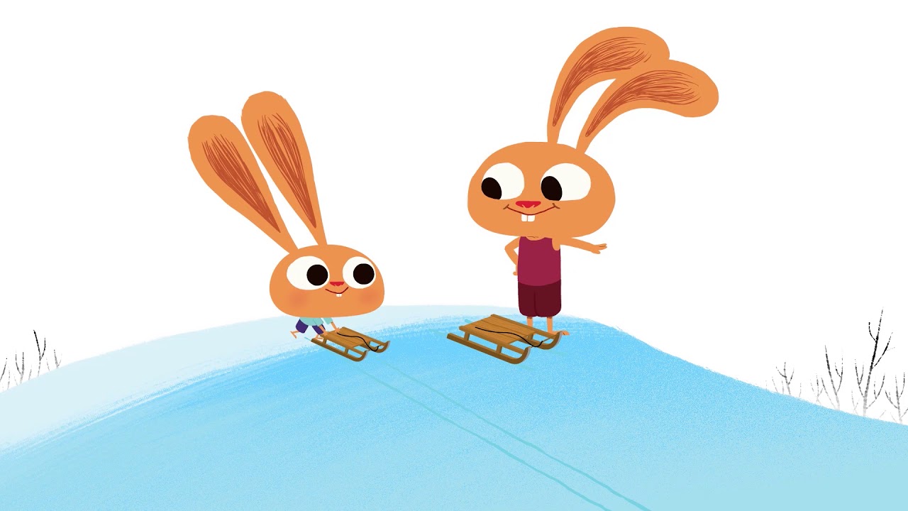 Mister Rabit. The Sledge. Children's Animation Series - YouTube