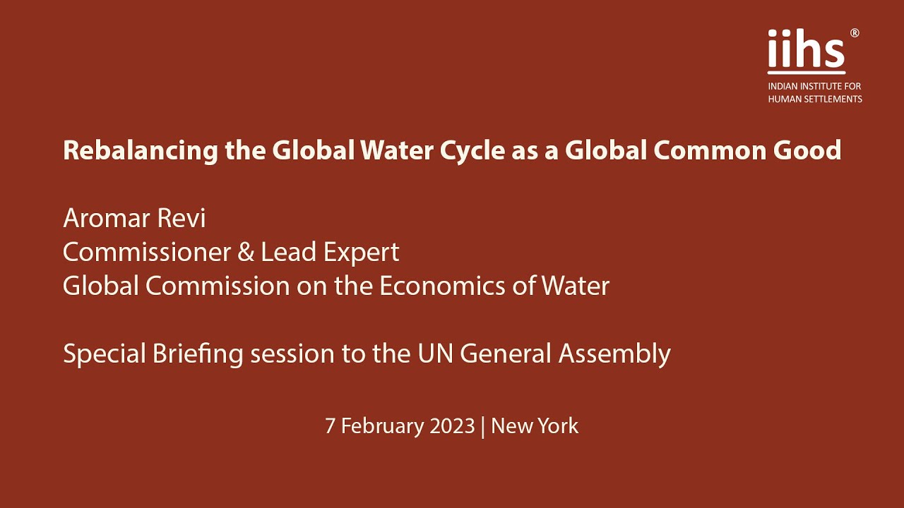 Aromar Revi | GCEW| Special Briefing session to the 77th UN General ...