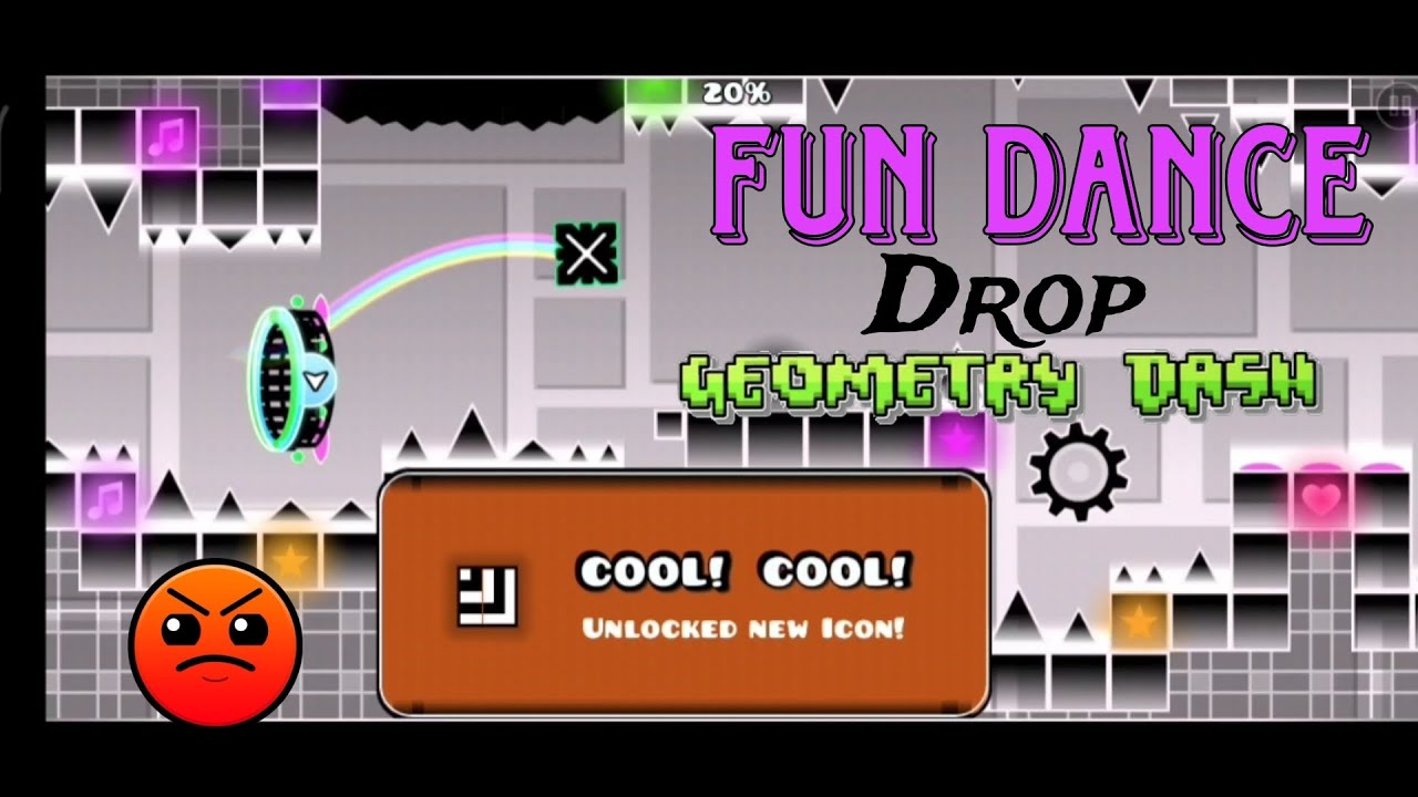 FUN DANCE DROP EPIC LEVEL😈🦅🤯( Geometry Dash) - YouTube