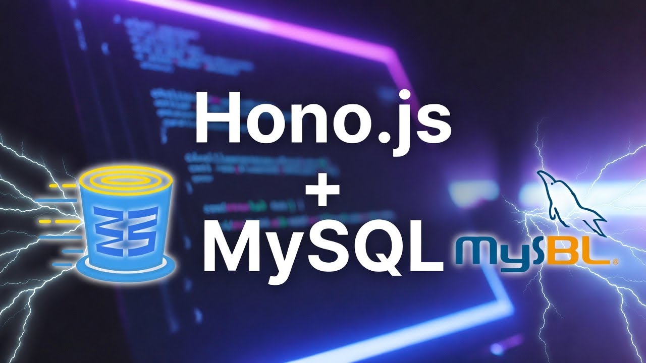 Connect Hono.js with MySQL 🐬 | Build a Fast Node.js API 🚀 - YouTube