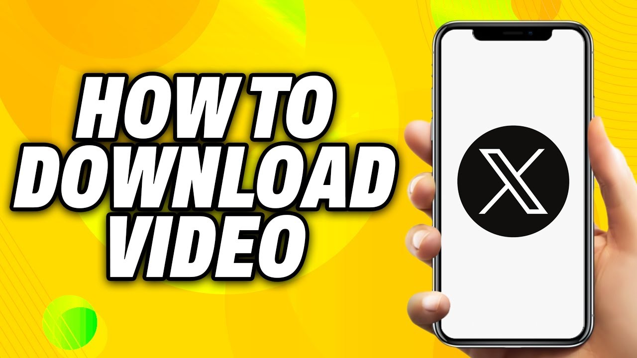 How To Download Video From X Twitter - Quick Fix - YouTube