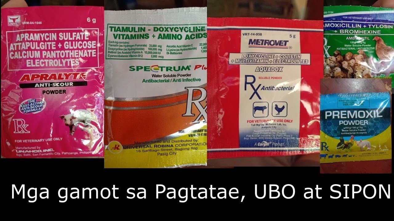 gamot Ng nag tatae Aquadox - YouTube