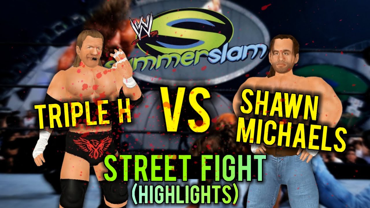 Wrestling Empire - Shawn Michaels vs. Triple H - Street Fight Match ...