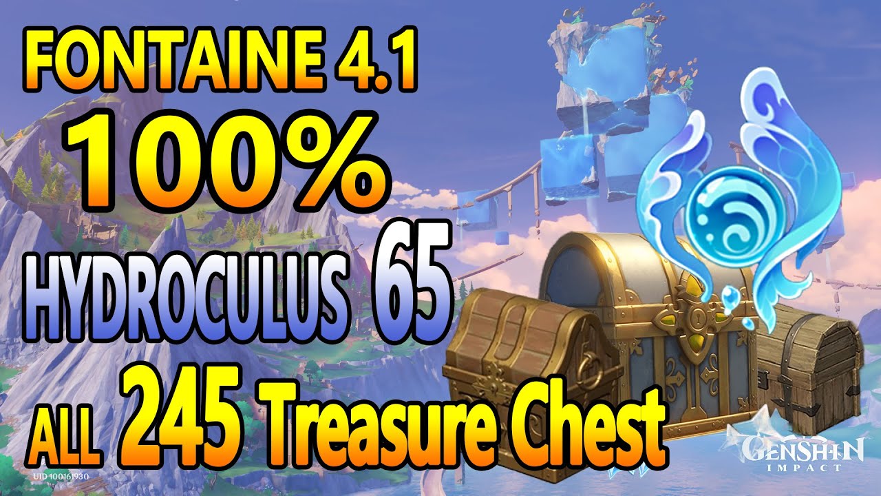 4.1 Fontaine 100% | Hydroculus 39-41 | Treasure Chest 154-173 | Fast ...