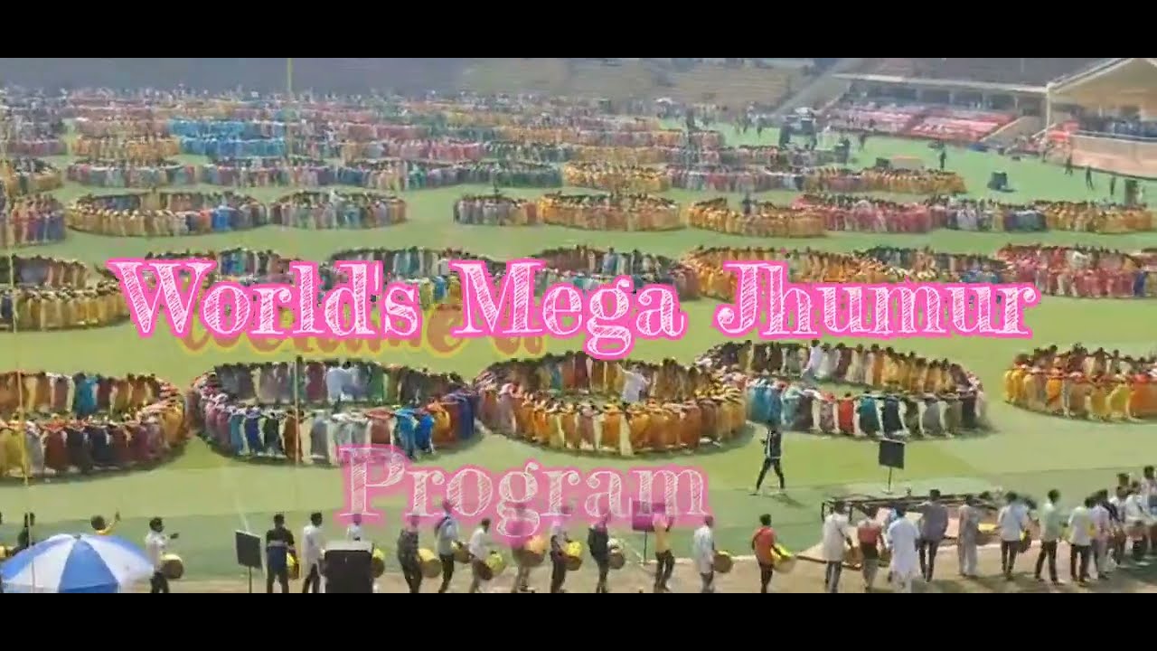 World's Mega Jhumur Dance at Guwahati #more than 7000 dancers ...