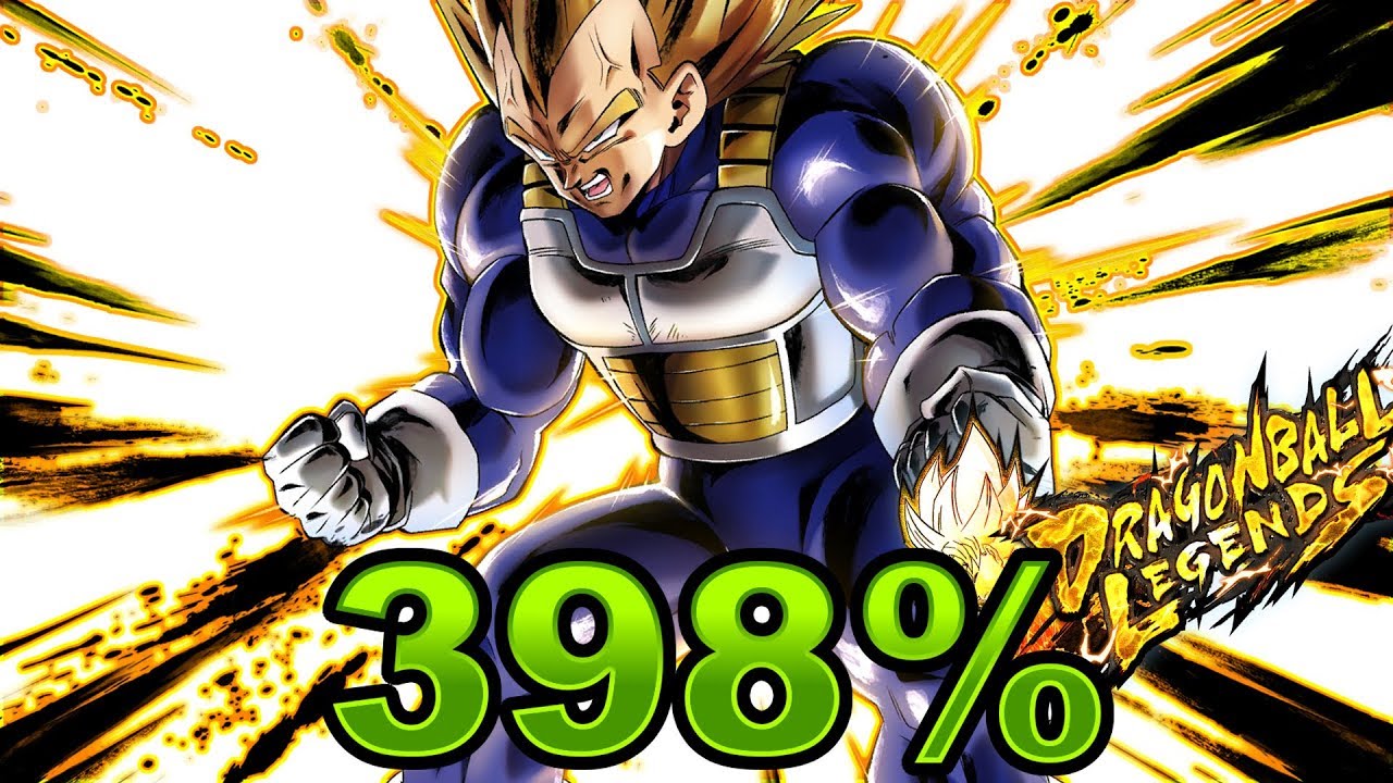 Super Vegeta 398% Showcase || Dragon Ball Legends - YouTube