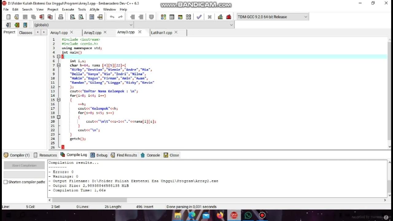 Struktur Data (Array) - YouTube