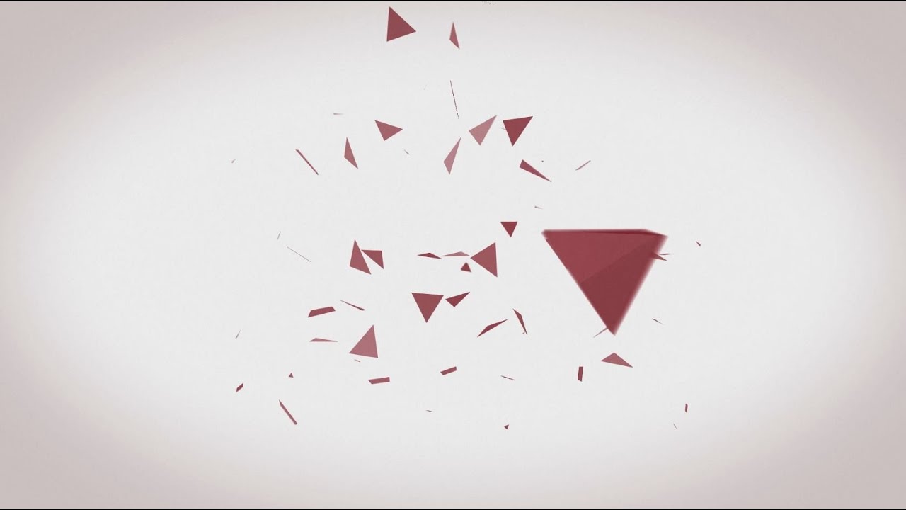 Abstract Triangles Logo Intro Animation AEX7 - YouTube
