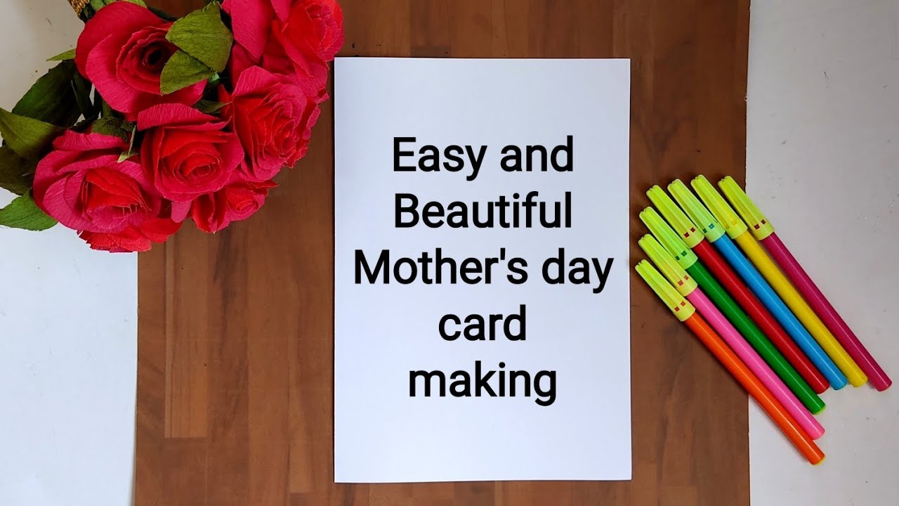 Mother's day card | easy and beautiful card idea for mothers day ...