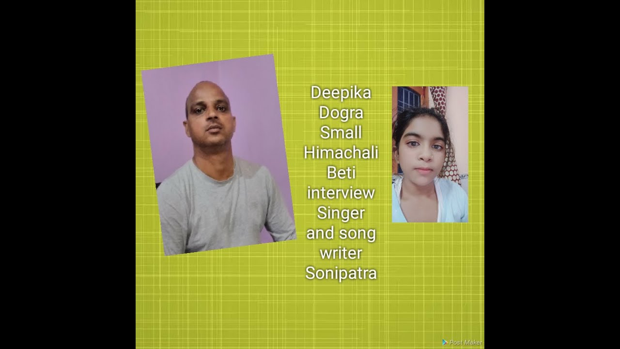 Little star Deepika dogra performing interview - YouTube
