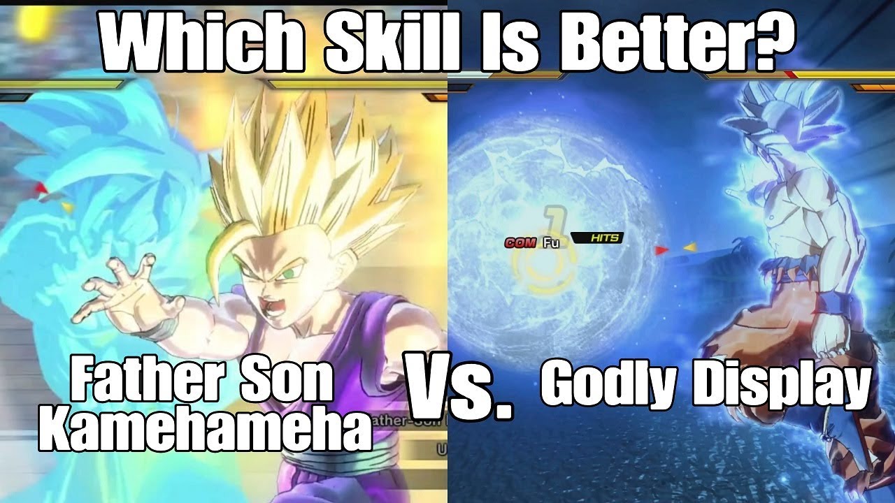 Xenoverse 2 Skill Test! Father Son Kamehameha Vs Godly Display Which ...