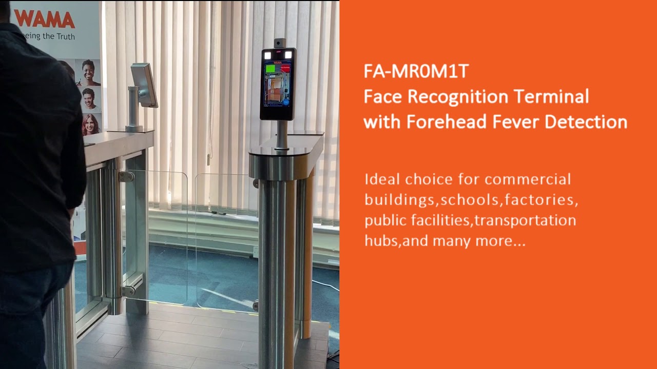 WAMA Face Recognition Terminal with Fever Detection for Access Control ...