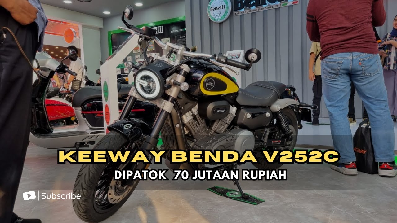 Harga Motor Keeway Benda V252C Dipatok Rp 70 Jutaan - YouTube