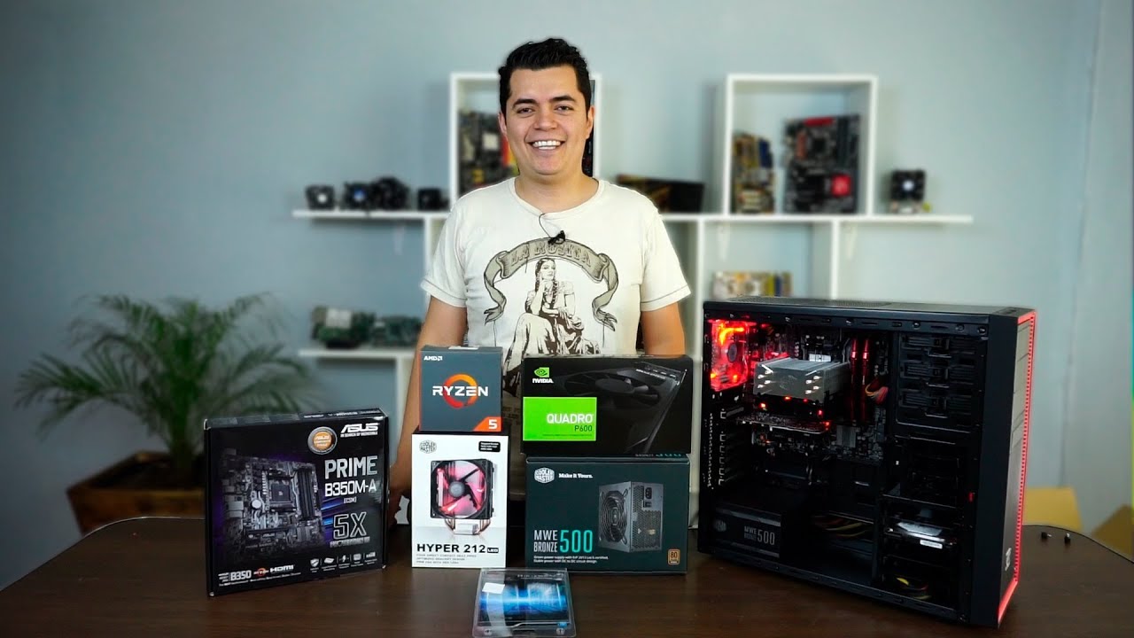 Ensamblando PC para modelado de 3D 1 R5 1600 y Quadro P600 1 Proto Hw ...
