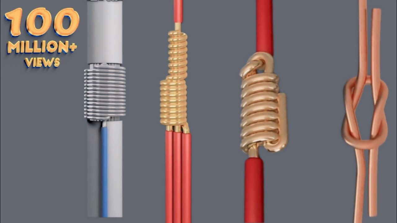 Awesome Idea ! Proper joint of electric wire @Lifetec750 @MrBeast ...