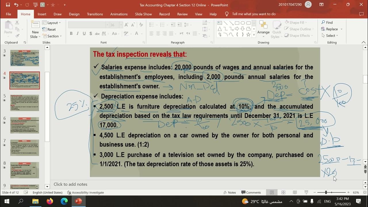 Tax Accounting Chapter 4 Section 11 Part 3 - YouTube