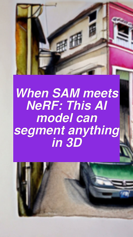 When SAM meets NeRF: This AI model can segment anything in 3D - YouTube