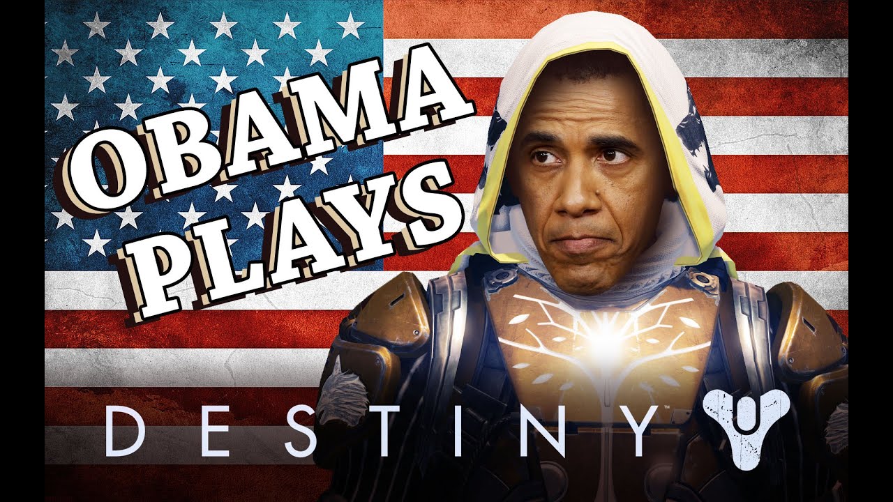 President Obama Plays Destiny - GameSocietyPimps - YouTube