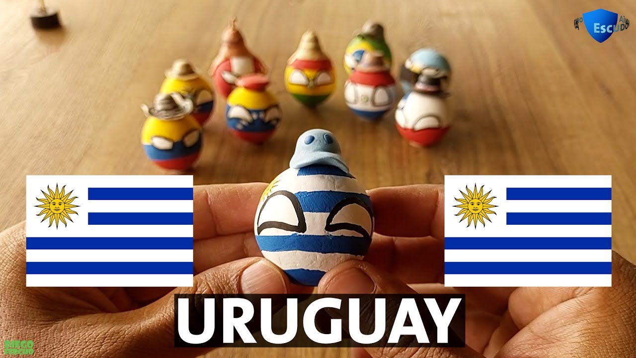 👉 Cómo hacer la Countryball de 🇺🇾 Uruguay 🇺🇾 Paso a Paso - YouTube