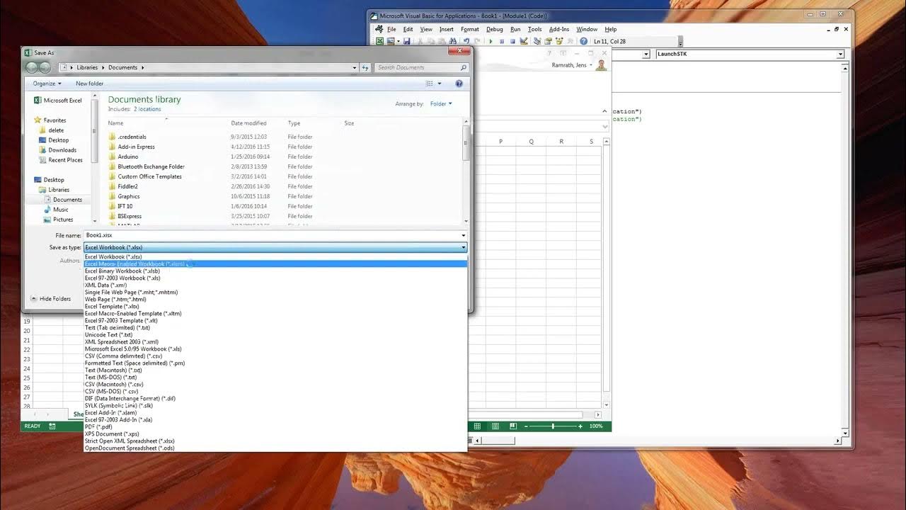 Lesson 16 3 Integrating STK with Excel VBA - YouTube