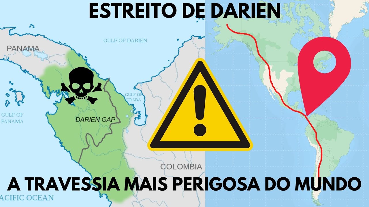 ESTREITO DE DARIEN: A SELVA MAIS PERIGOSA DO MUNDO. Porque é quase ...