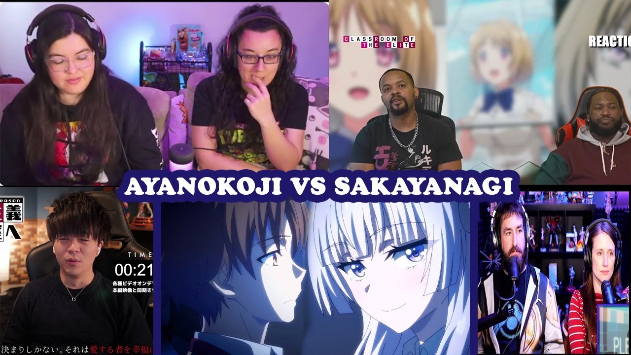 Ayanokoji vs Sakayanagi chess | Classroom of the Elite episode 11 ...