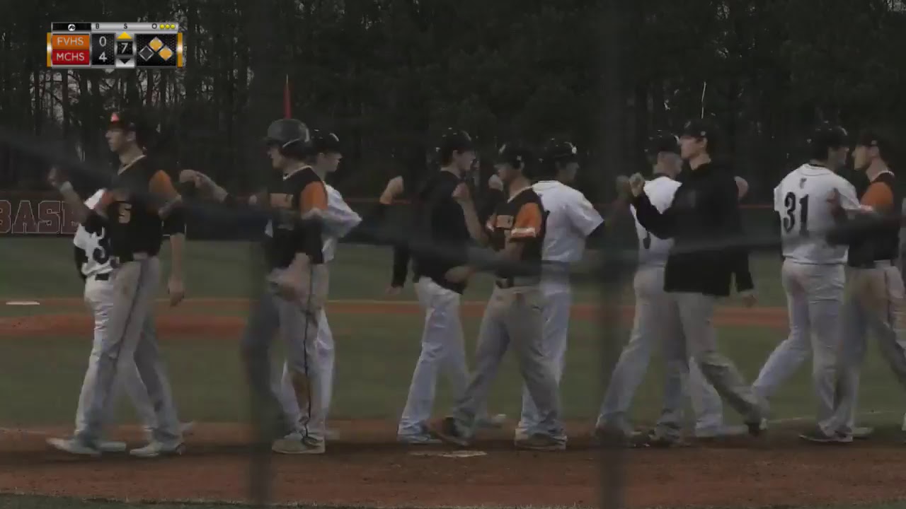 Fuquay-Varina vs MCHS Baseball 03-23-2018 - YouTube