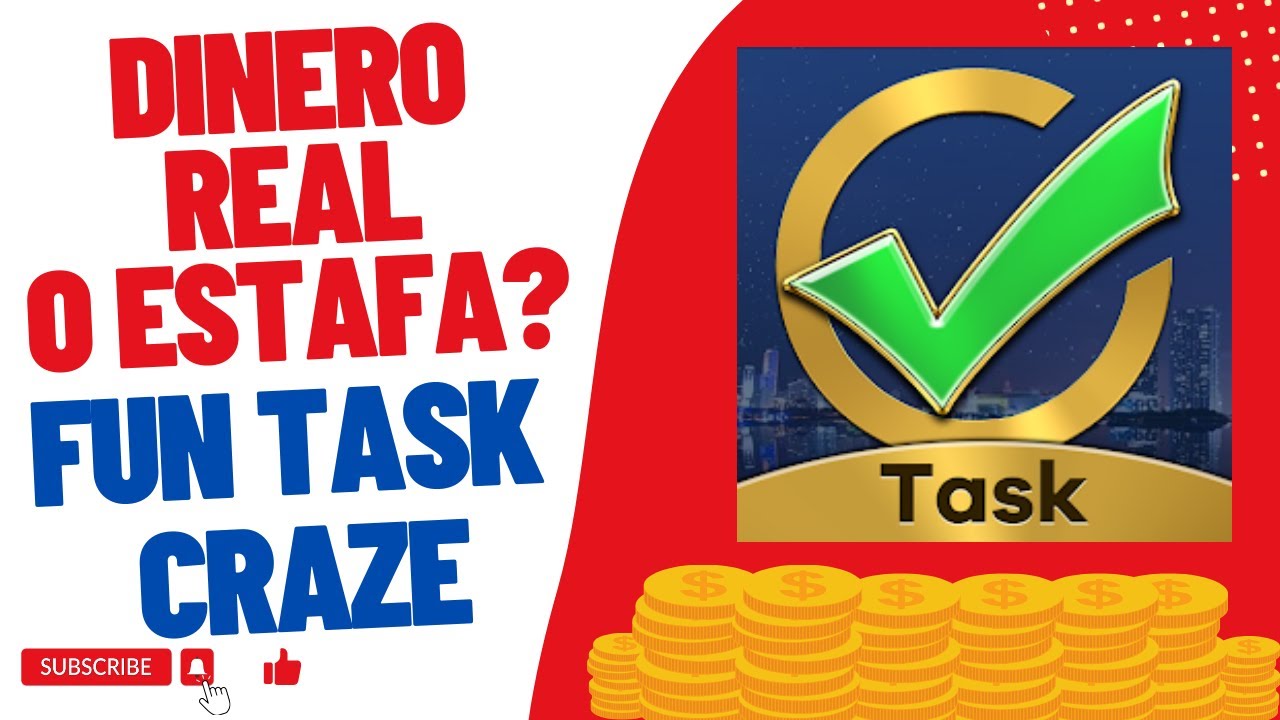 Fun Task Craze – ¿Una app para ganar dinero online? [Review] - YouTube