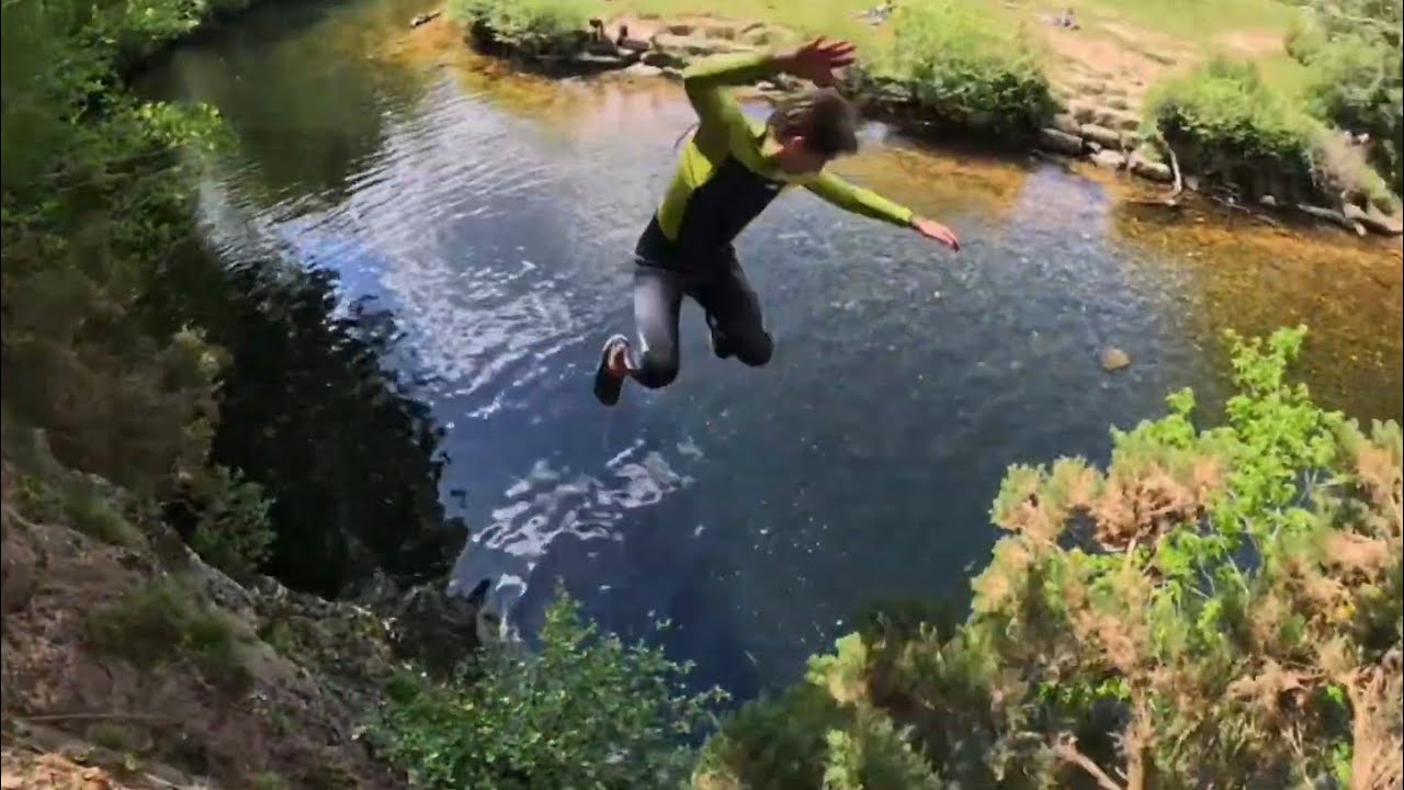 Jumping at Spitchwick [JUMPING MONTAGE] - YouTube