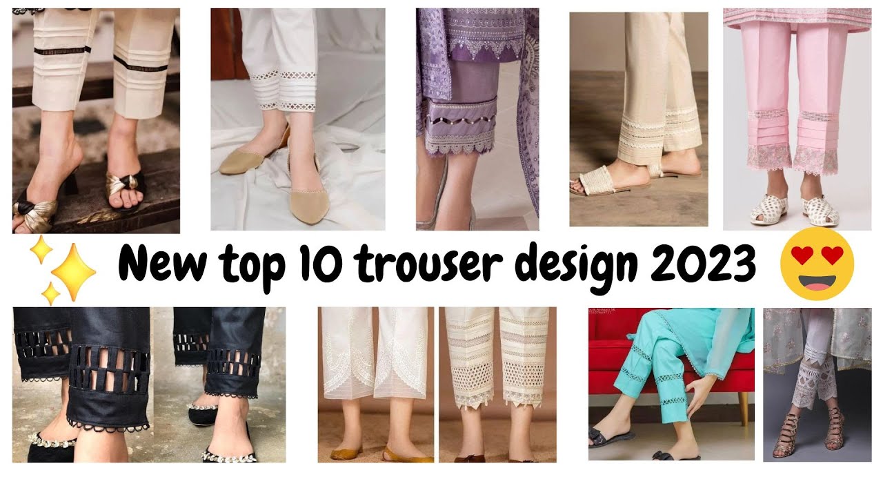 new top 10 trouser design 2023 new beautiful trouser design 2023 new ...