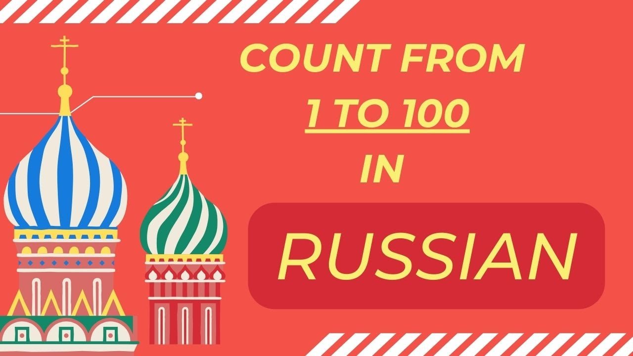 Count from 1 to 100 in Russian #counting #howto #how #learning #russian ...