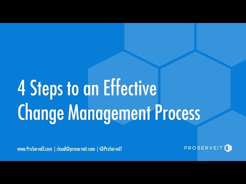 4 Steps to an Effective Change Management Process - YouTube