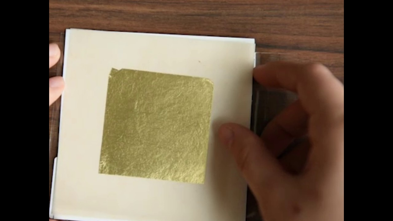 Easy 5cm Gold Leaf Transfer Sheets with Film - Original Artisan Gold ...
