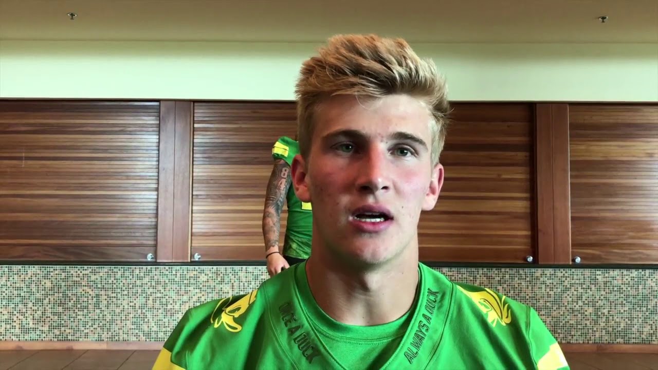 Oregon Ducks football: Q&A with freshman QB Tyler Shough - YouTube