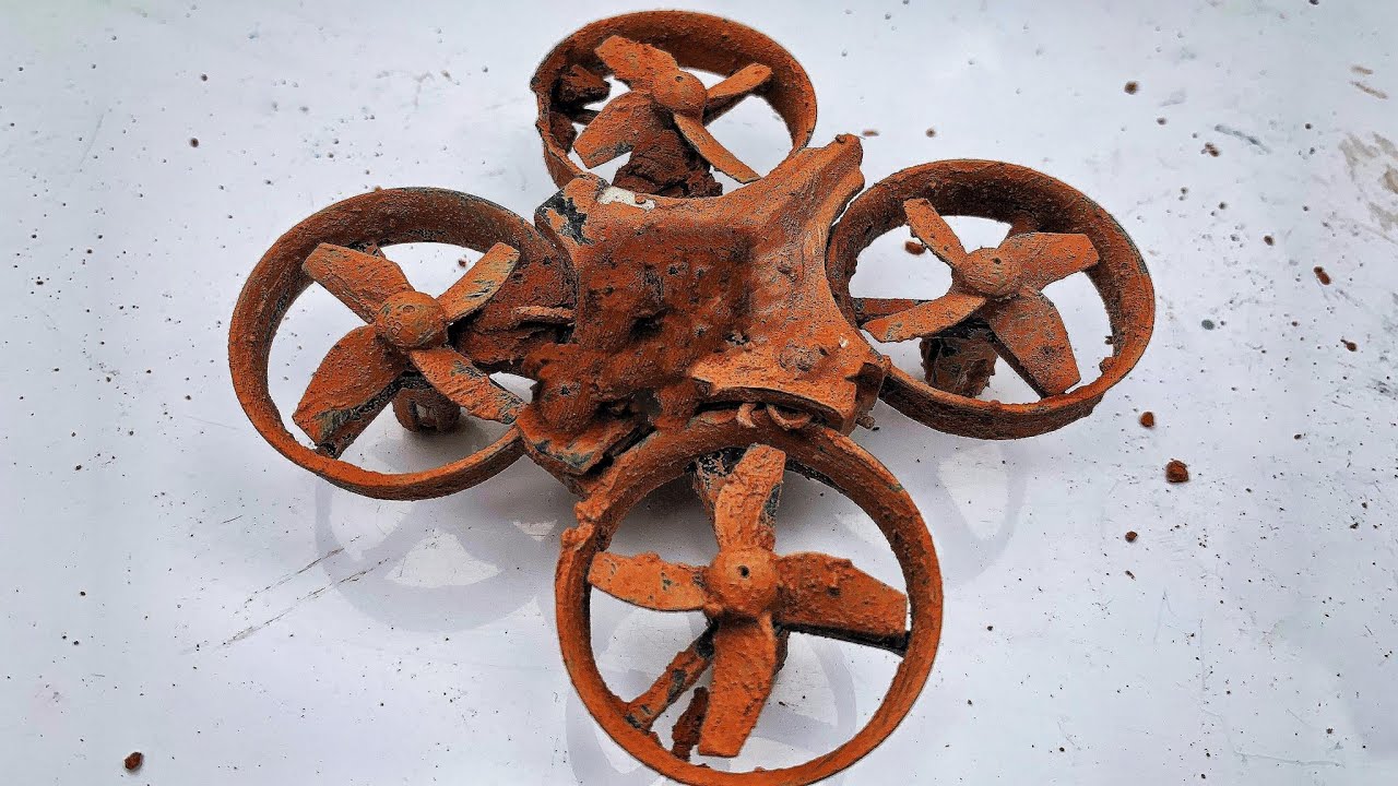 Restoration abandoned old broken Flycam Drones | Retro console Drones ...