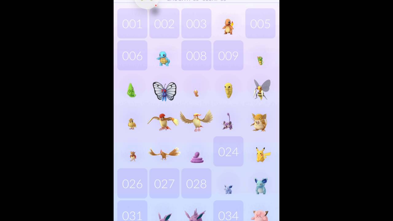 Pokémon GO Pokédex Bug - YouTube