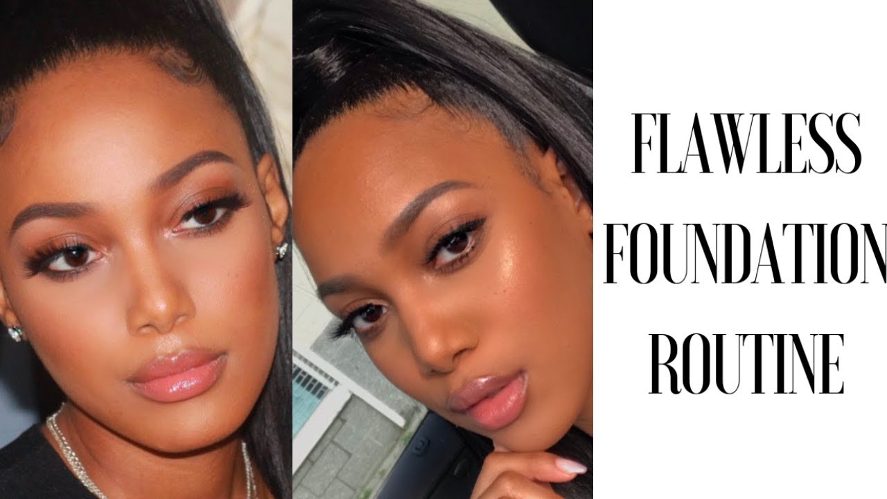 DETAILED FLAWLESS FOUNDATION ROUTINE & CAMERA FRIENDLY MAKEUP - YouTube