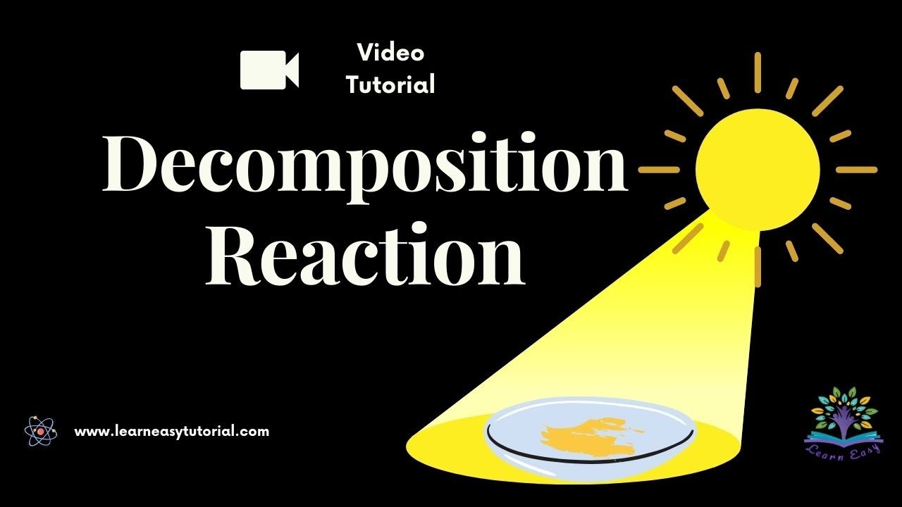 Decomposition Reaction Types Of Reaction Part 2 YouTube decomposition-reaction-types-of-reaction-part-2-youtube