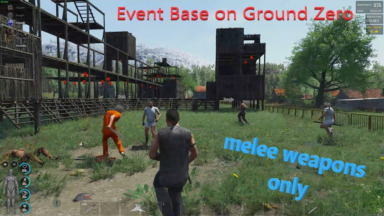 SCUM - Event Base (melee weapons only) - YouTube