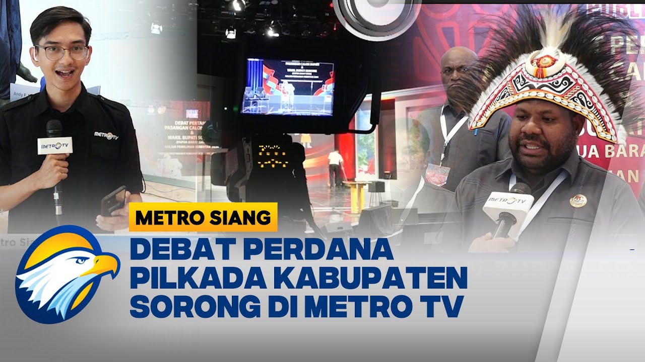 Debat Perdana Pilkada Kabupaten Sorong Digelar di Metro TV Pukul 14.00 ...