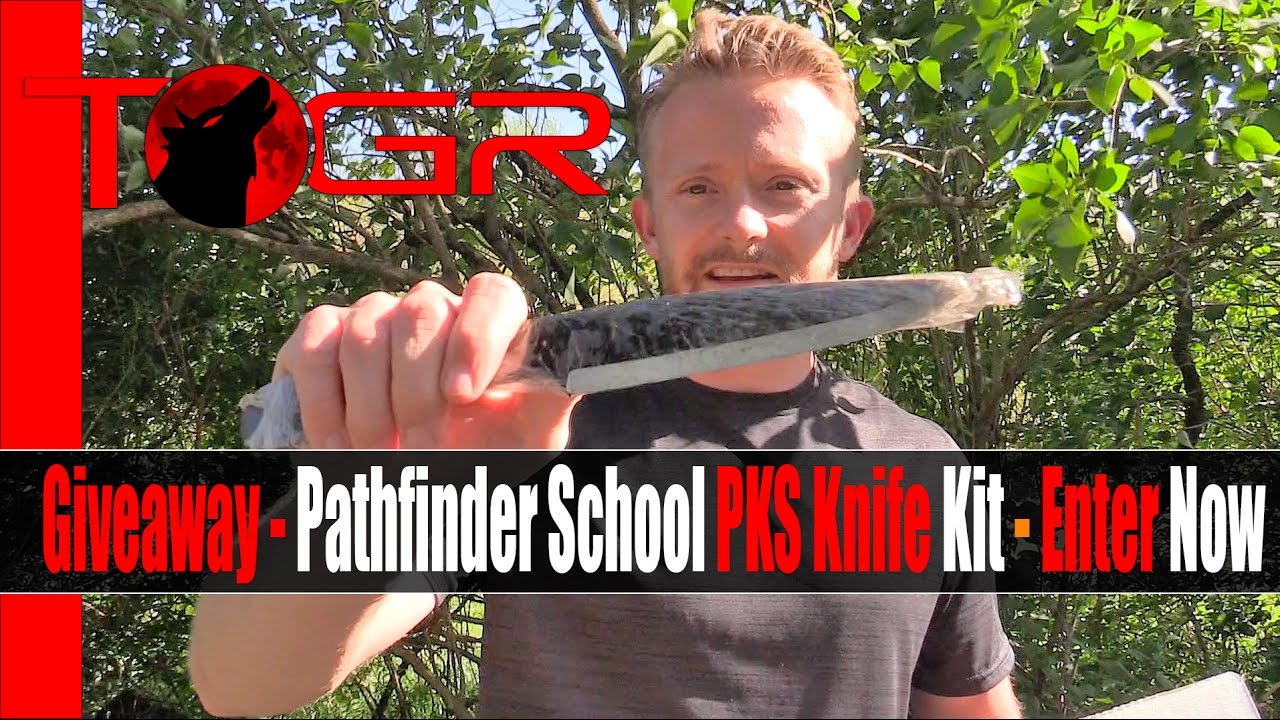 Giveaway - Pathfinder School PKS Knife Kit - Enter Now - YouTube