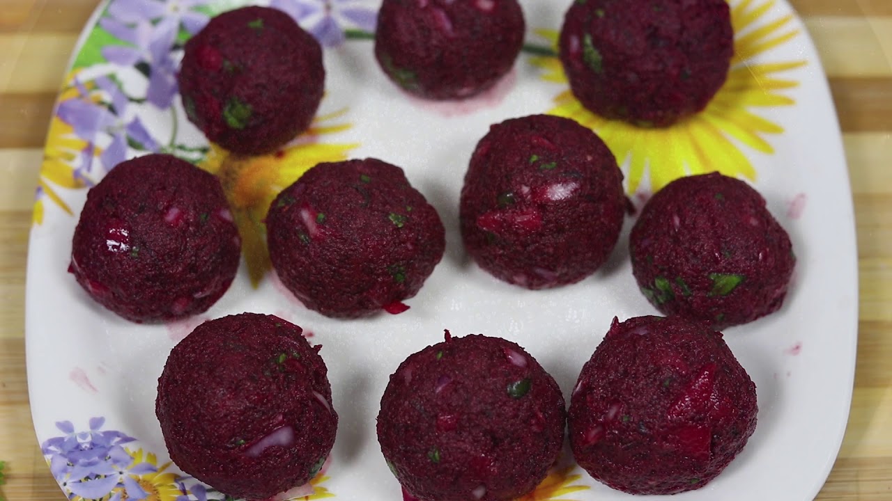 Beetroot balls! if you are a beetroot hater,please try this recepie ...
