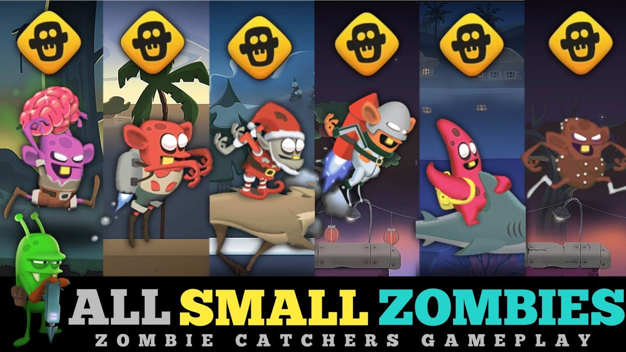 Zombie Catchers All [ Level - 4 ] Zombies Hunt! #zombiecatchers # ...