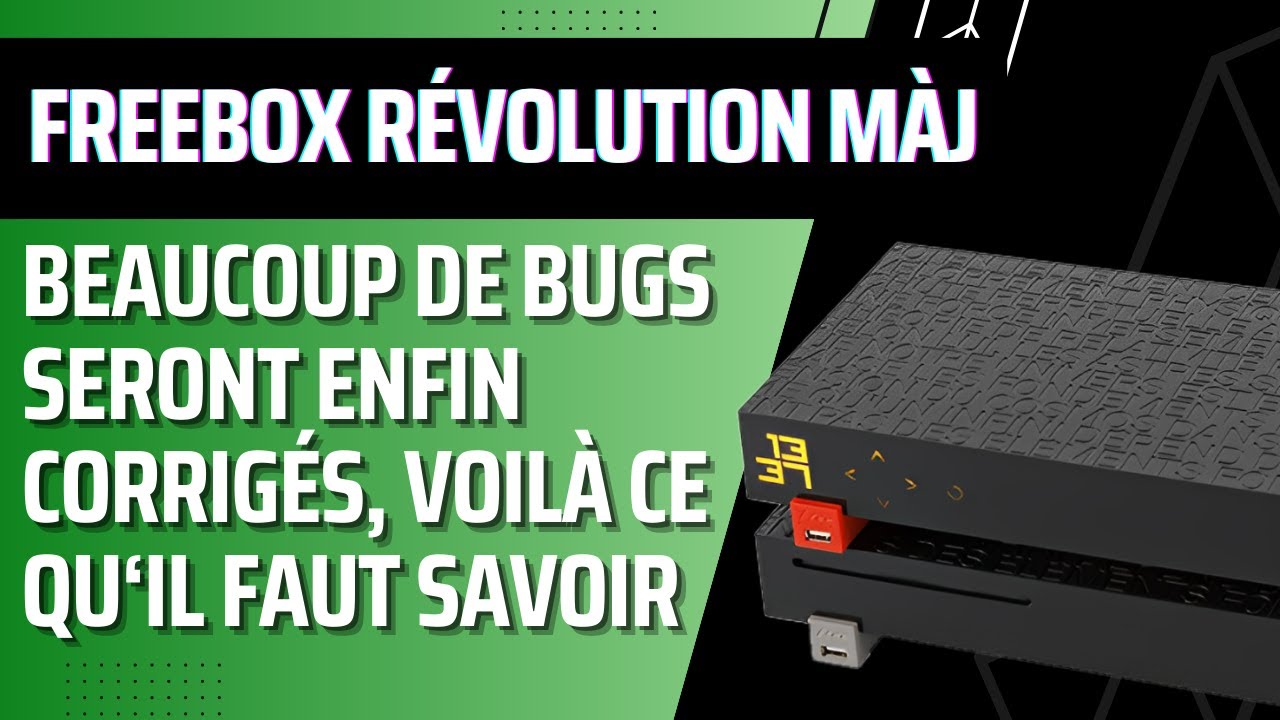Free met à jour la Freebox Révolution, une box qui date de 2010 met ...